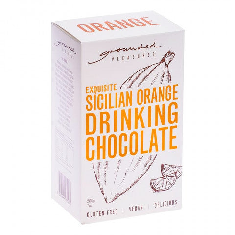 Grounded Pleasures Drinking Chocolate Orange Infused 200g – Bundlfresh