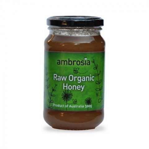 Ambrosia Apiaries Organic Honey Raw 500g – Bundlfresh