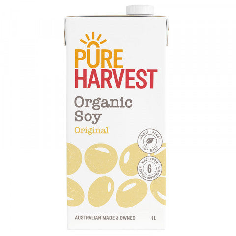 Pure Harvest Soy Milk Original 1L – Bundlfresh