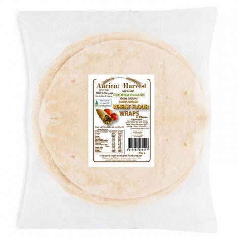Ancient Harvest Organic Sourdough Wheat Wraps 220g – Bundlfresh