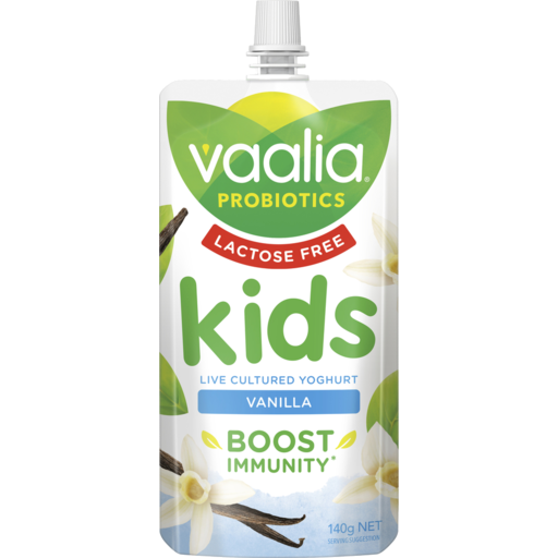 Vaalia Probiotics Lactose Free Vanilla Yoghurt Pouch 140G – Bundlfresh